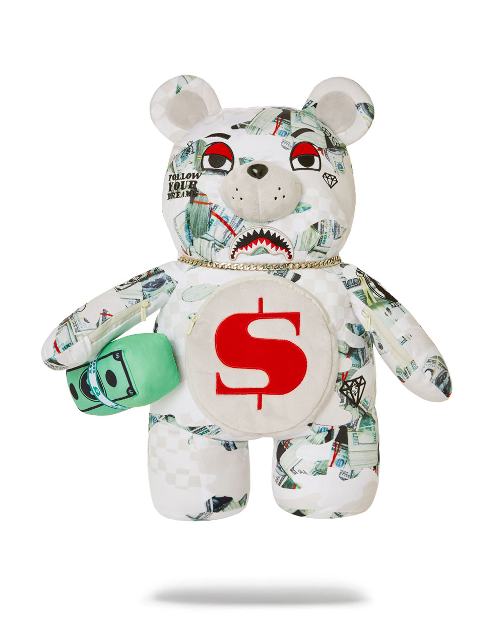 Sprayground Powder Money Bear Backpack